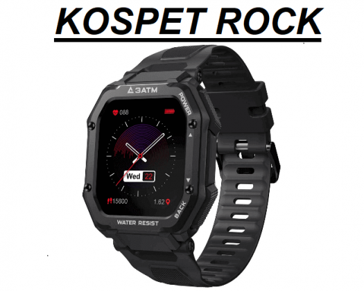 KOSPET ROCK SmartWatch Pros and Cons + Full Details - Chinese Smartwatches