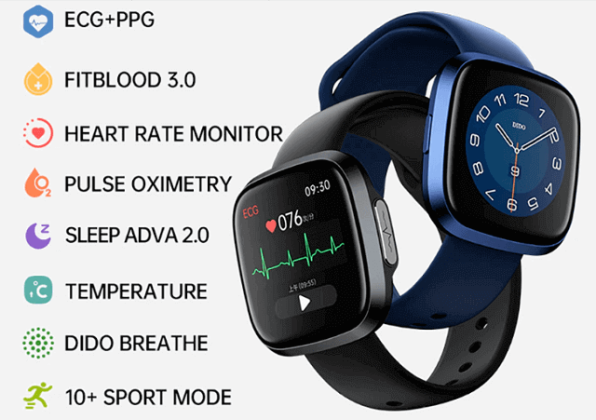 DiDo G28S PRO ECG SmartWatch: Specs, Price, Pros & Cons - Chinese Smartwatches