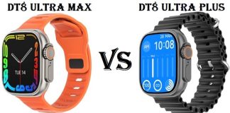 DT8 Ultra Max VS DT8 Ultra Plus Comparison - Chinese Smartwatches