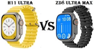 H11 Ultra VS ZD8 Ultra Max Comparison - Chinese Smartwatches