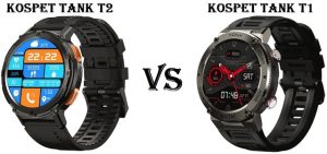 Kospet Tank T2 VS Kospet Tank T1 Comparison - Chinese Smartwatches