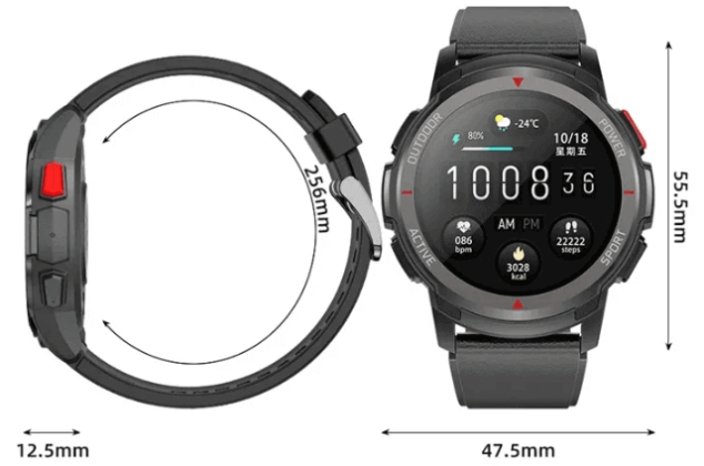 MT100 SmartWatch With NFC: Specs, Price + Full Details - Chinese ...