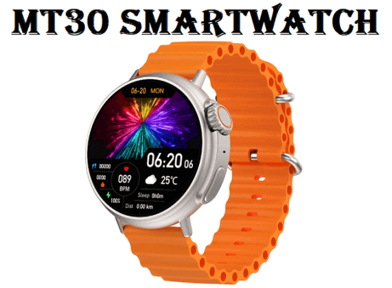 MT30 SmartWatch 2023: Apple Watch Ultra Clone With Circular Shape ...