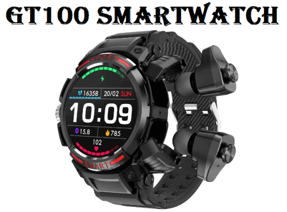 GT100 SmartWatch With TWS Earphones: Specs, Price + Full Details ...