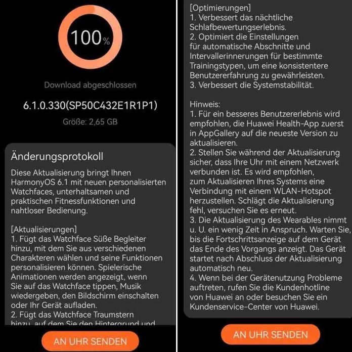 Huawei Drops Big HarmonyOS 6.1 Update for Watch 5 - Chinese Smartwatches